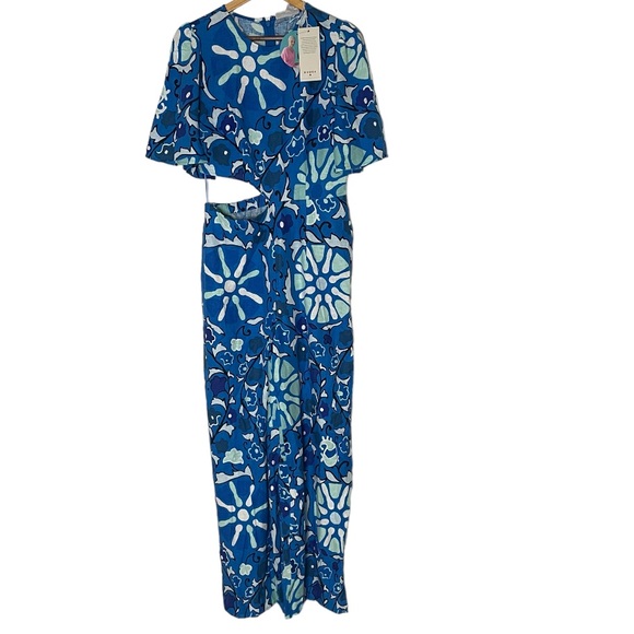 RHODE | Pants & Jumpsuits | Rhode X Target Blue Zinnia Floral Print ...